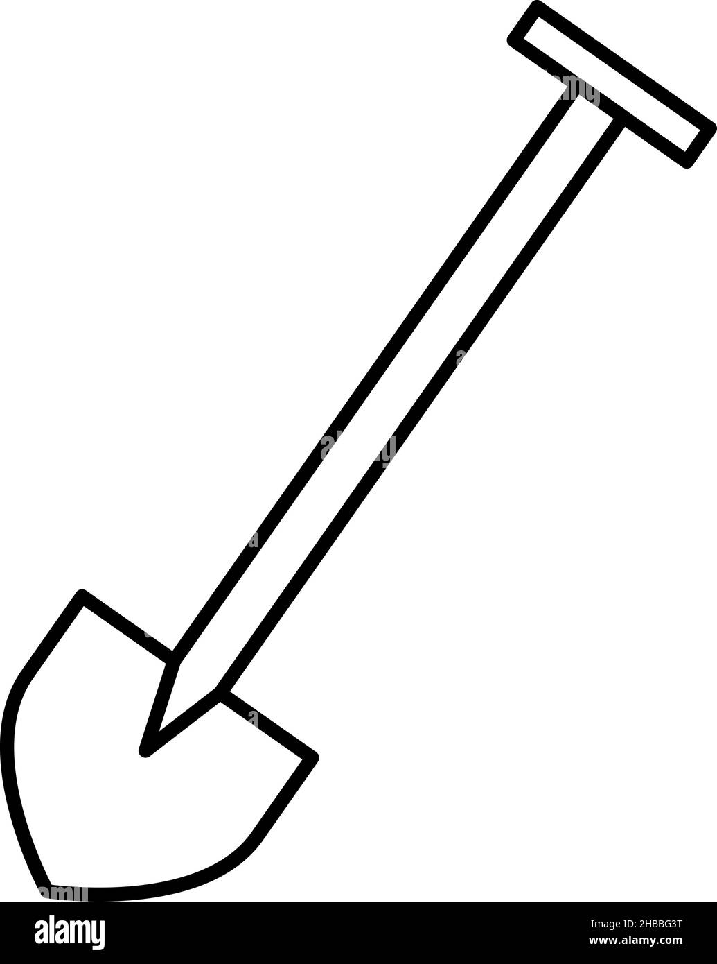 Scoop icon outline vector Stock Vector Images - Alamy