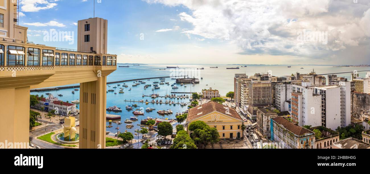 Salvador, Bahia, Brazil - July 5, 2017: The iconic colonial ...