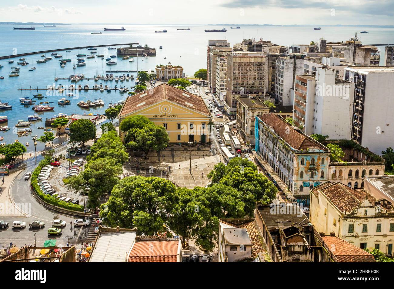 Salvador, Bahia, Brazil - July 5, 2017: The iconic colonial ...