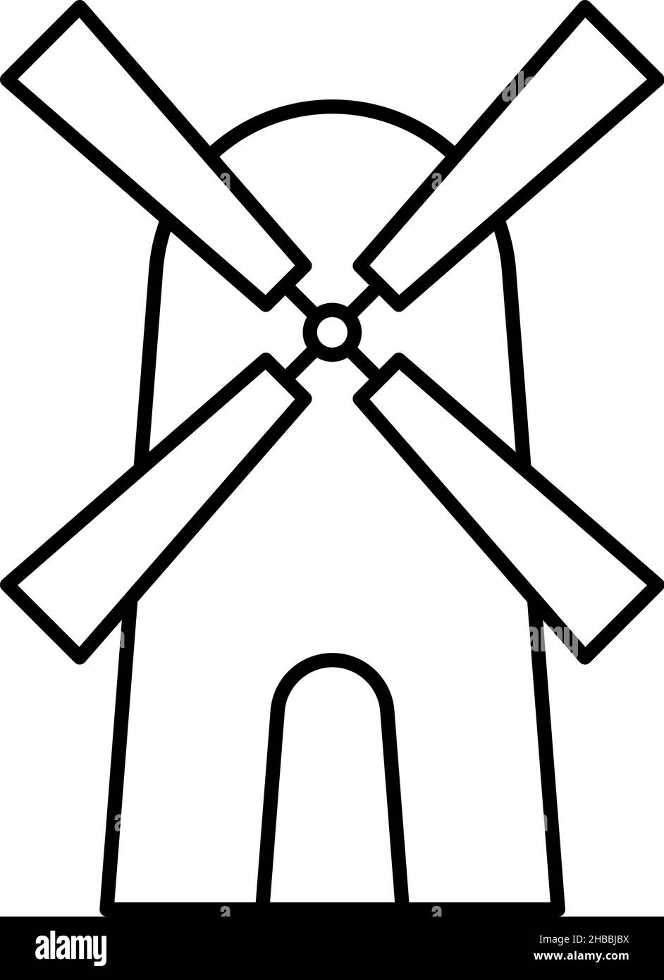 Power tower icon outline Stock Vector Images - Alamy