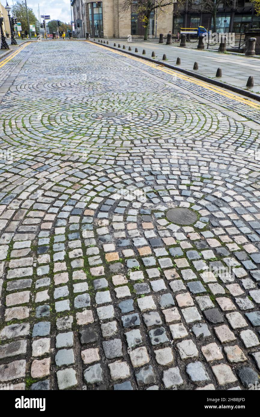 Old,antique,street,tiles,paving,blocks,Walker Art Gallery,in,paving ...