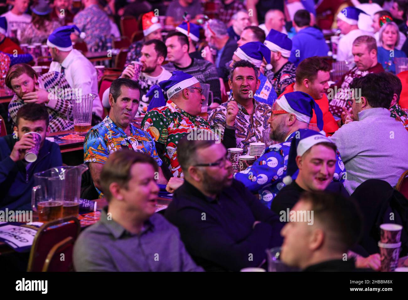 General view of the crowd during day four of the William Hill World ...