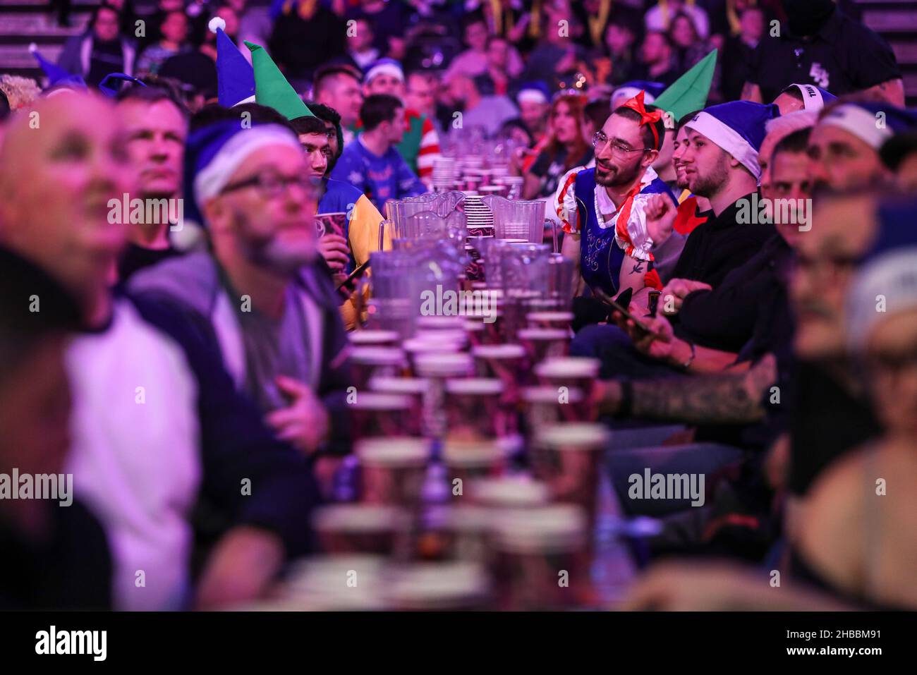 General view of the crowd during day four of the William Hill World ...