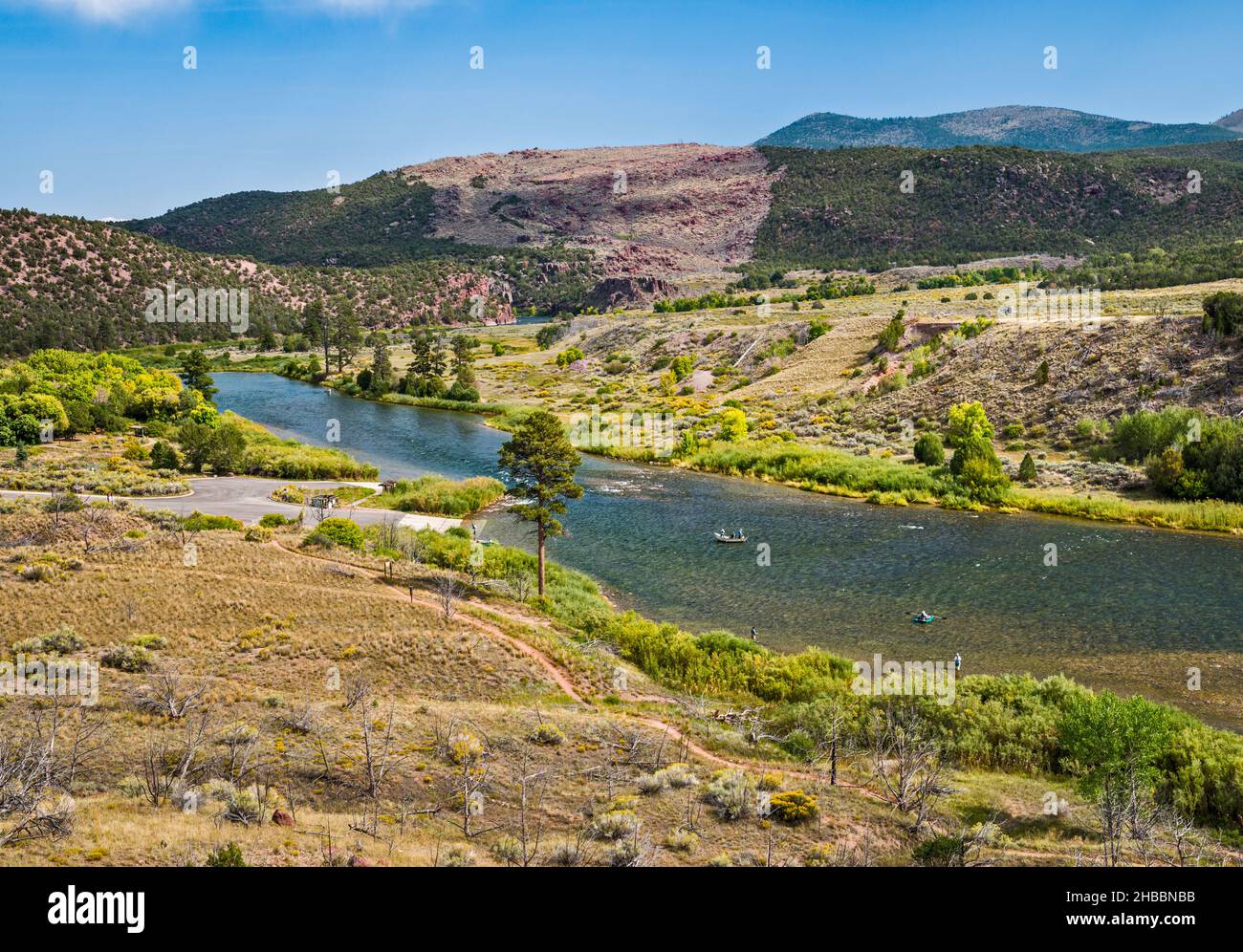 Red Canyon of Green River, Little Hole Boat Ramp, Flaming Gorge ...