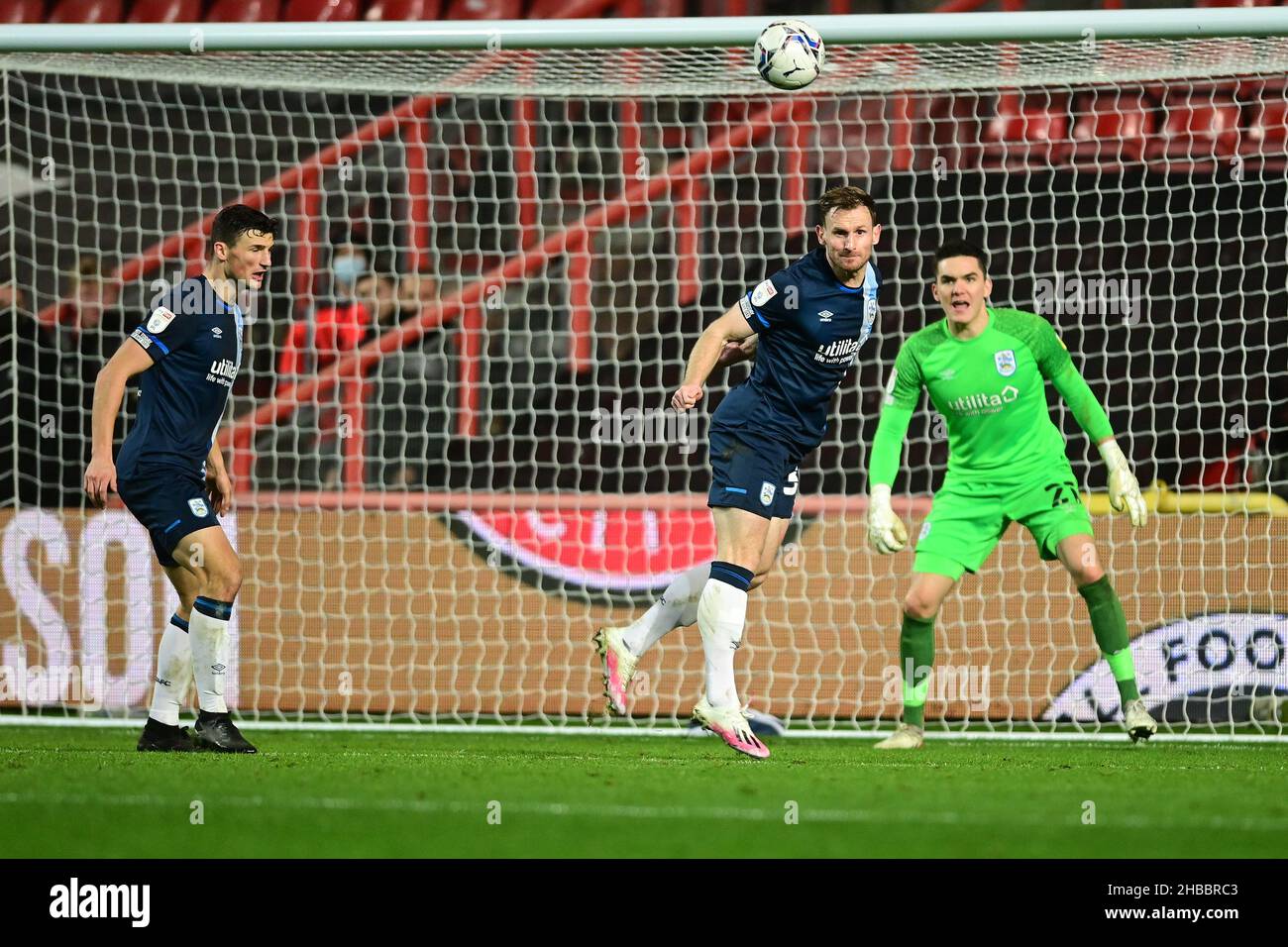 Tom Lees #32 of Huddersfield Town in action Stock Photo - Alamy