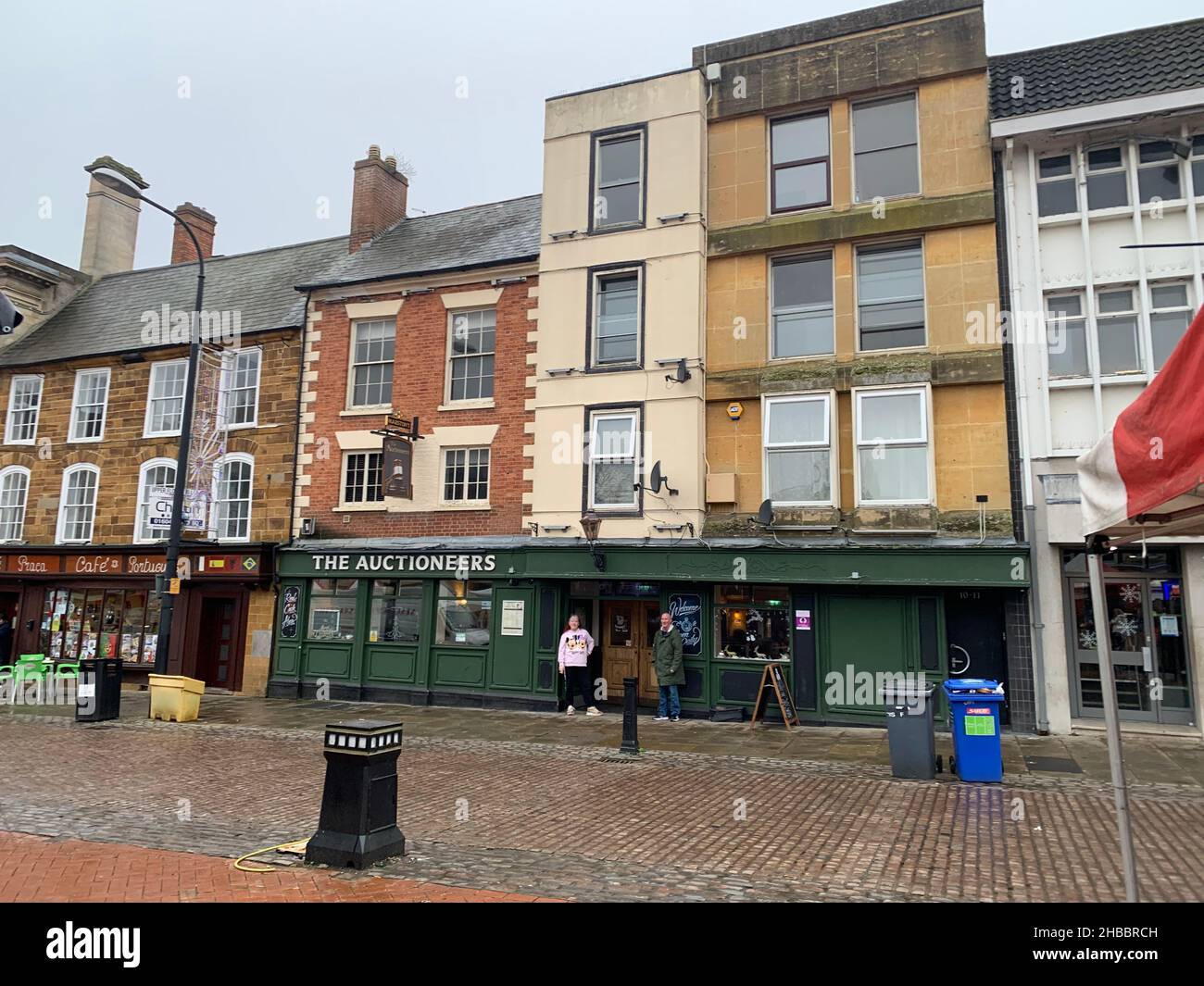 The Auctioneer pub Market Square Northampton UK Stock Photo - Alamy