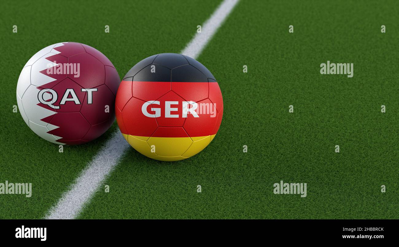 Qatar germany flag hi-res stock photography and images - Alamy