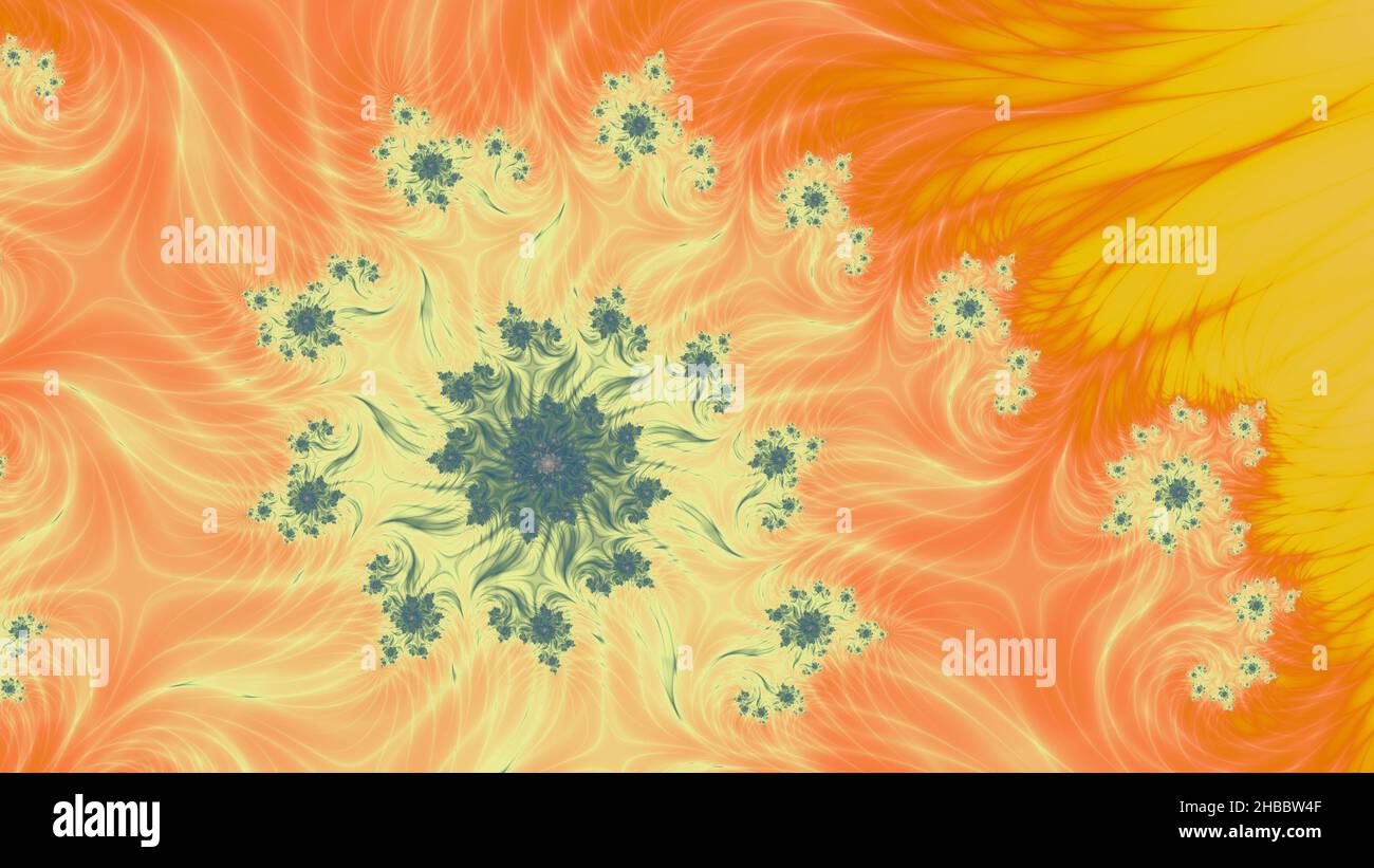 Abstract Computer generated Fractal design. A fractal is a never-ending ...