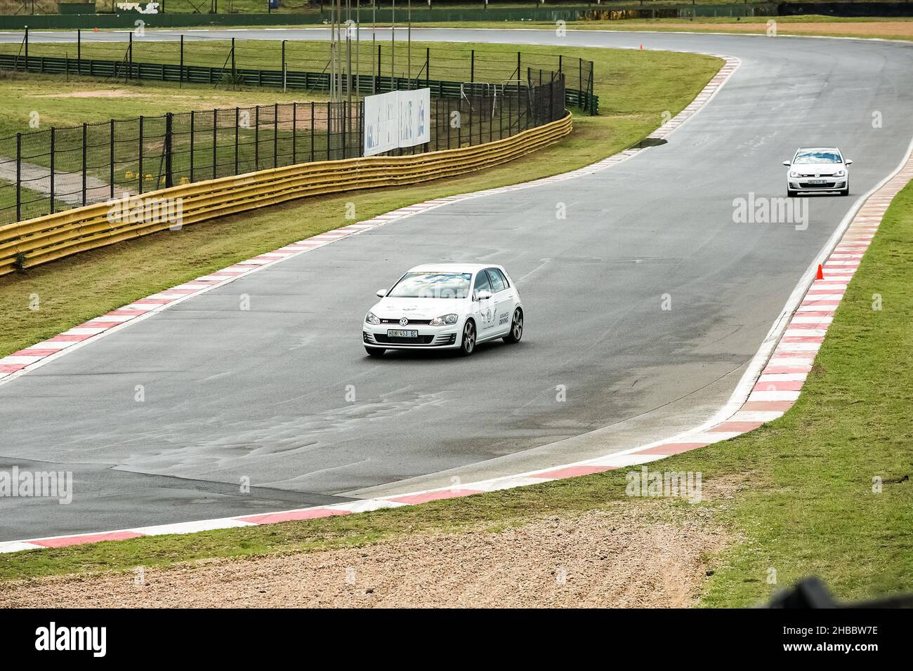 JOHANNESBURG, SOUTH AFRICA - Aug 11, 2021: A VW advanced driving ...
