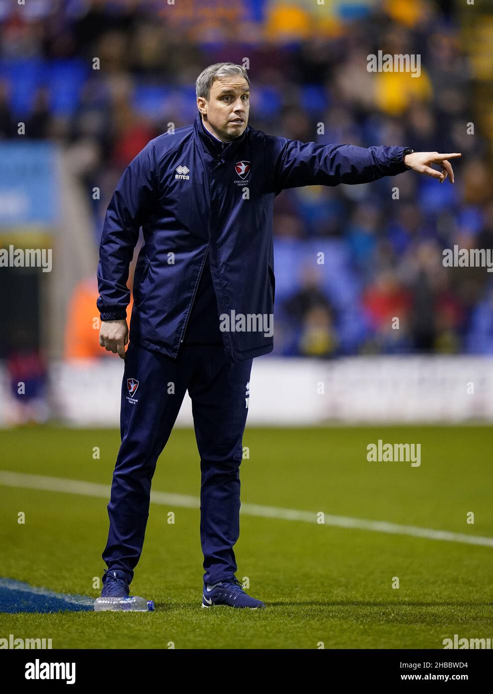 Cheltenham Town manager Michael Duff during the Sky Bet League One ...