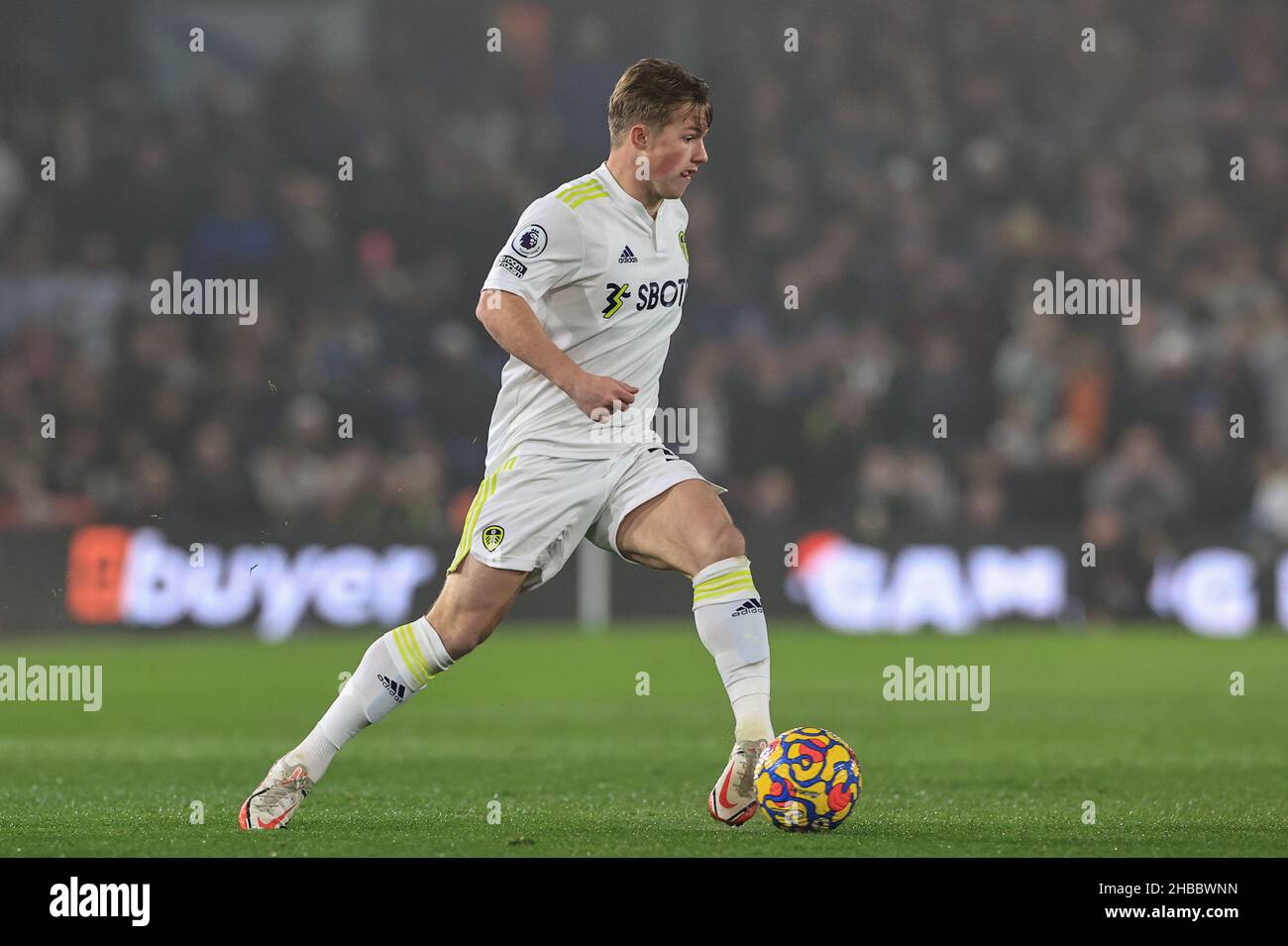 Joe Gelhardt #30 of Leeds United breaks with the ball Stock Photo - Alamy