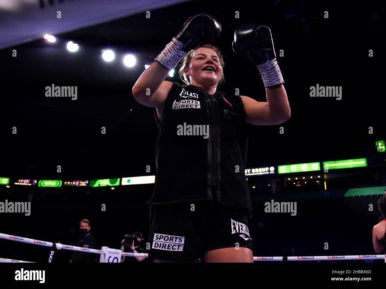 Sandy Ryan celebrates victory against Maria Soledad Capriolo after the ...