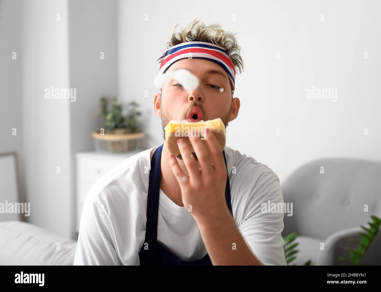 Blowing dust off hi-res stock photography and images - Alamy
