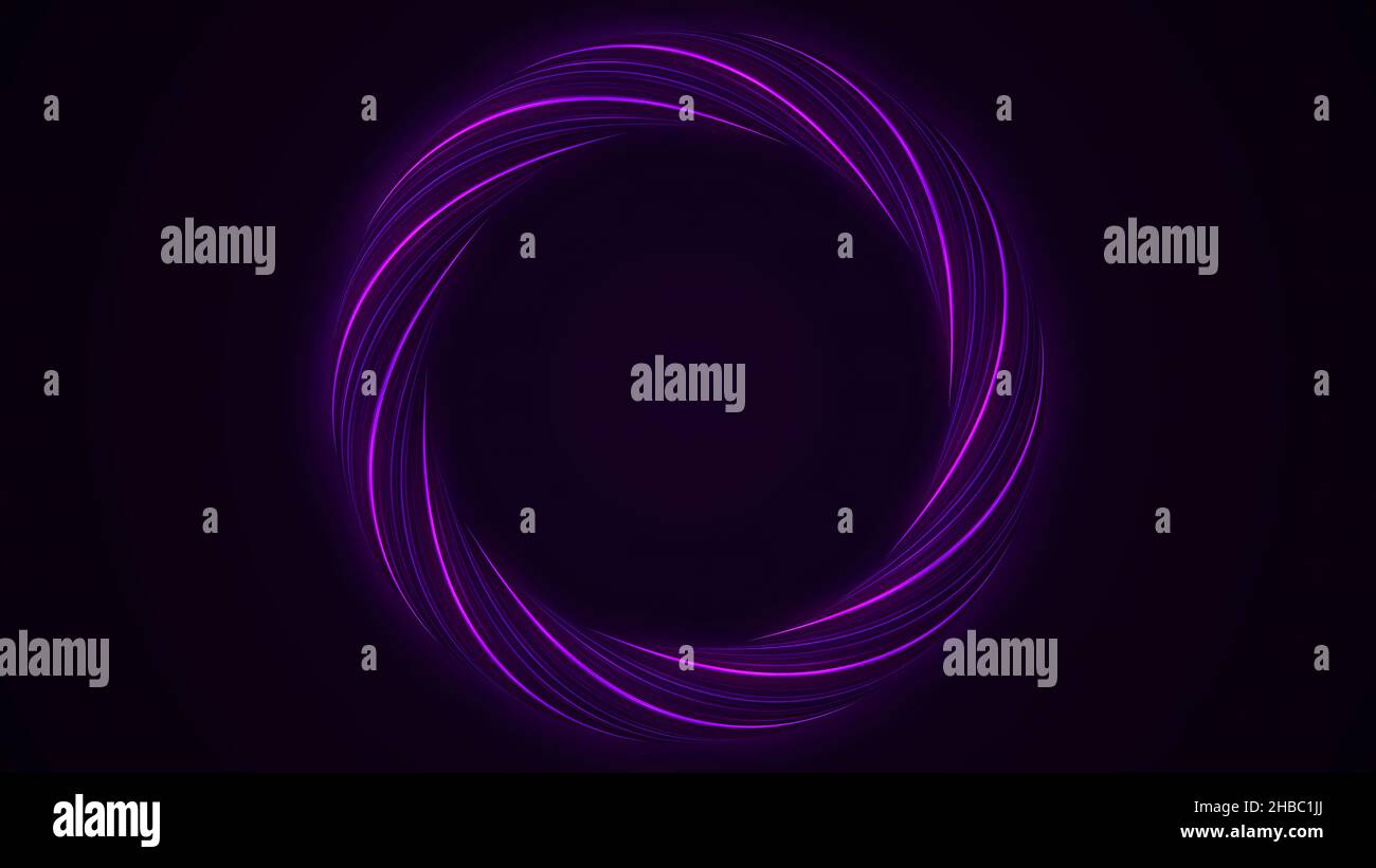 Abstract rotation angel wings ring background,turbine tunnel circle ...