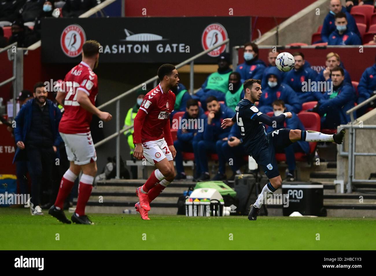Danel Sinani #24 of Huddersfield Town in action Stock Photo - Alamy