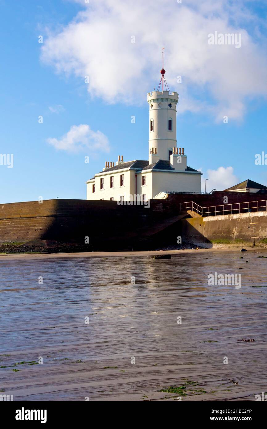 The Signal Tower Museum, Arbroath, Scotland, the iconic town building ...