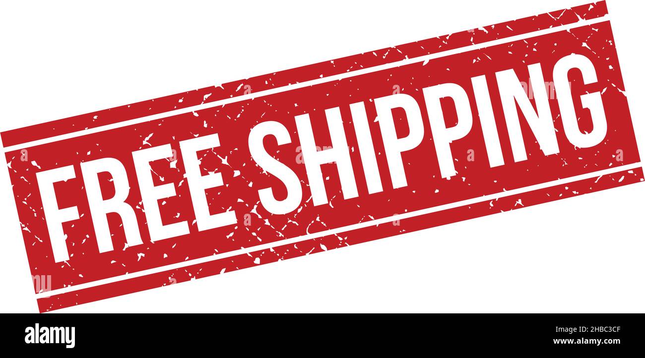 Free Shipping Grunge Rubber Stamp, Vector Illustration Stock Vector ...