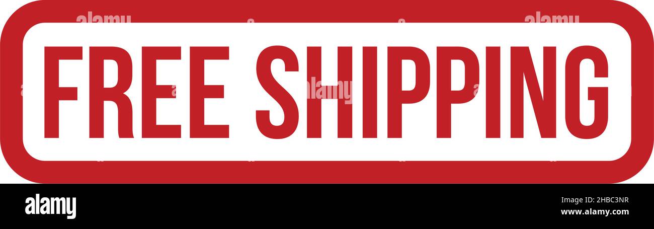 Free Shipping Rubber Stamp On White Background, Vector Illustration ...