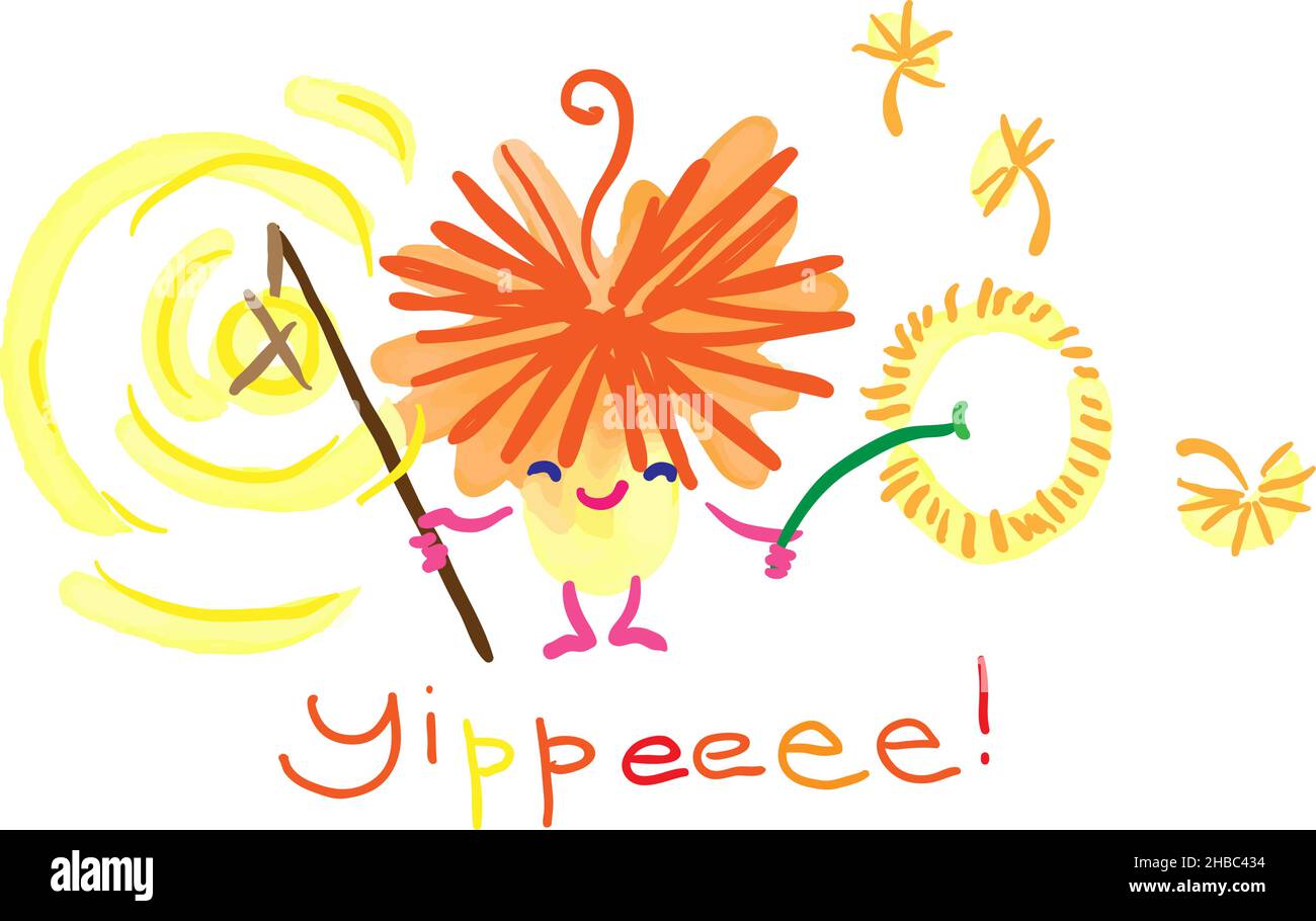 Yippee vector vectors Stock Vector Images - Alamy