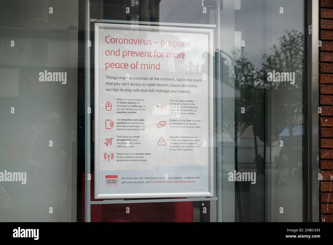 Covid 19 signage Stock Photo - Alamy