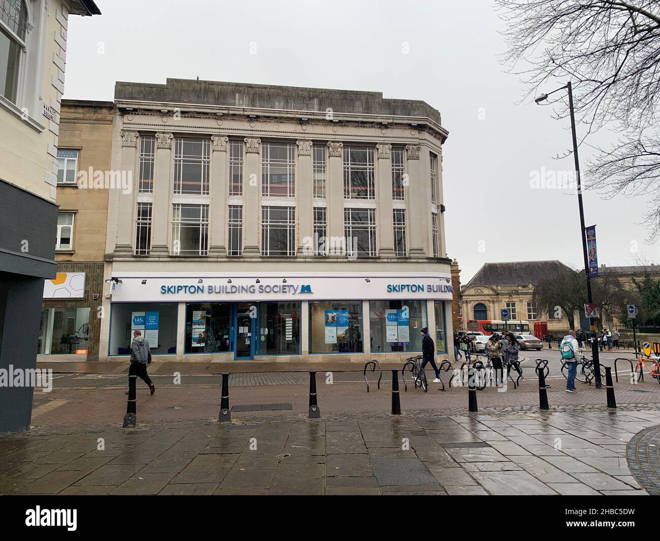Skipton Building society Market Square Northampton UK Stock Photo - Alamy