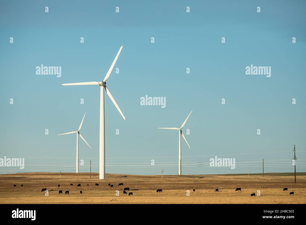 Windfarm near Pawnee Buttes and Grover, Colorado Stock Photo - Alamy