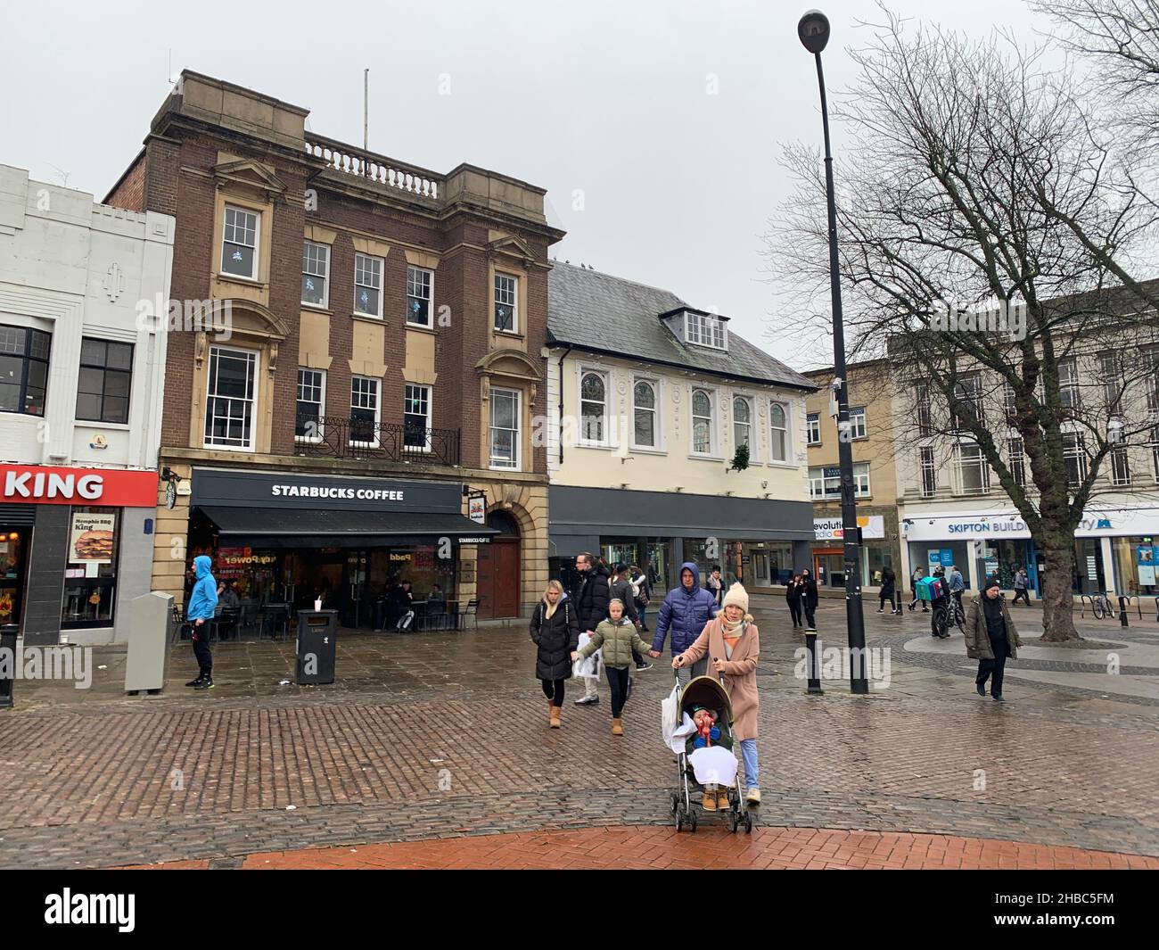 Market Square Northampton UK Stock Photo - Alamy