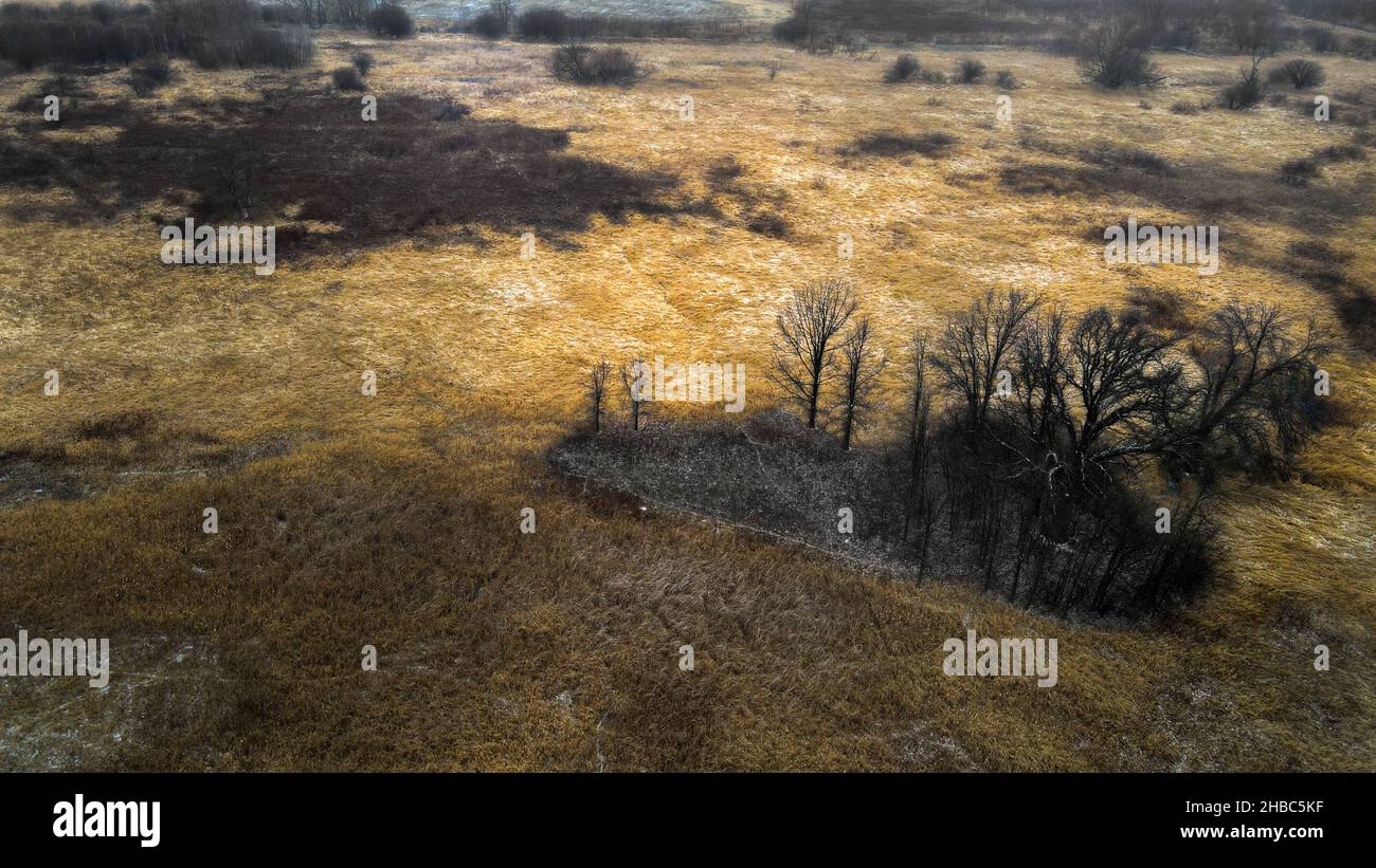 Autumn fields elevated view hi-res stock photography and images - Alamy