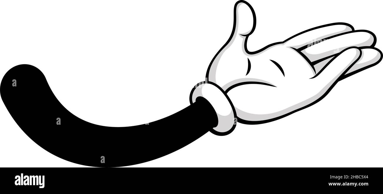 Black gloved fist Stock Vector Images - Alamy