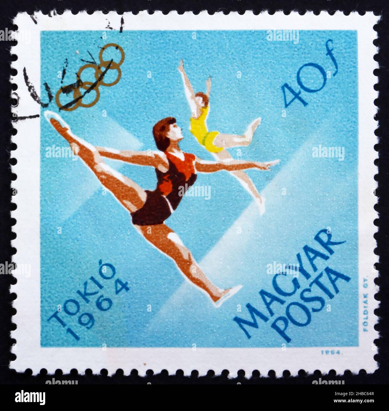 HUNGARY - CIRCA 1964: a stamp printed in the Hungary shows Women’s ...