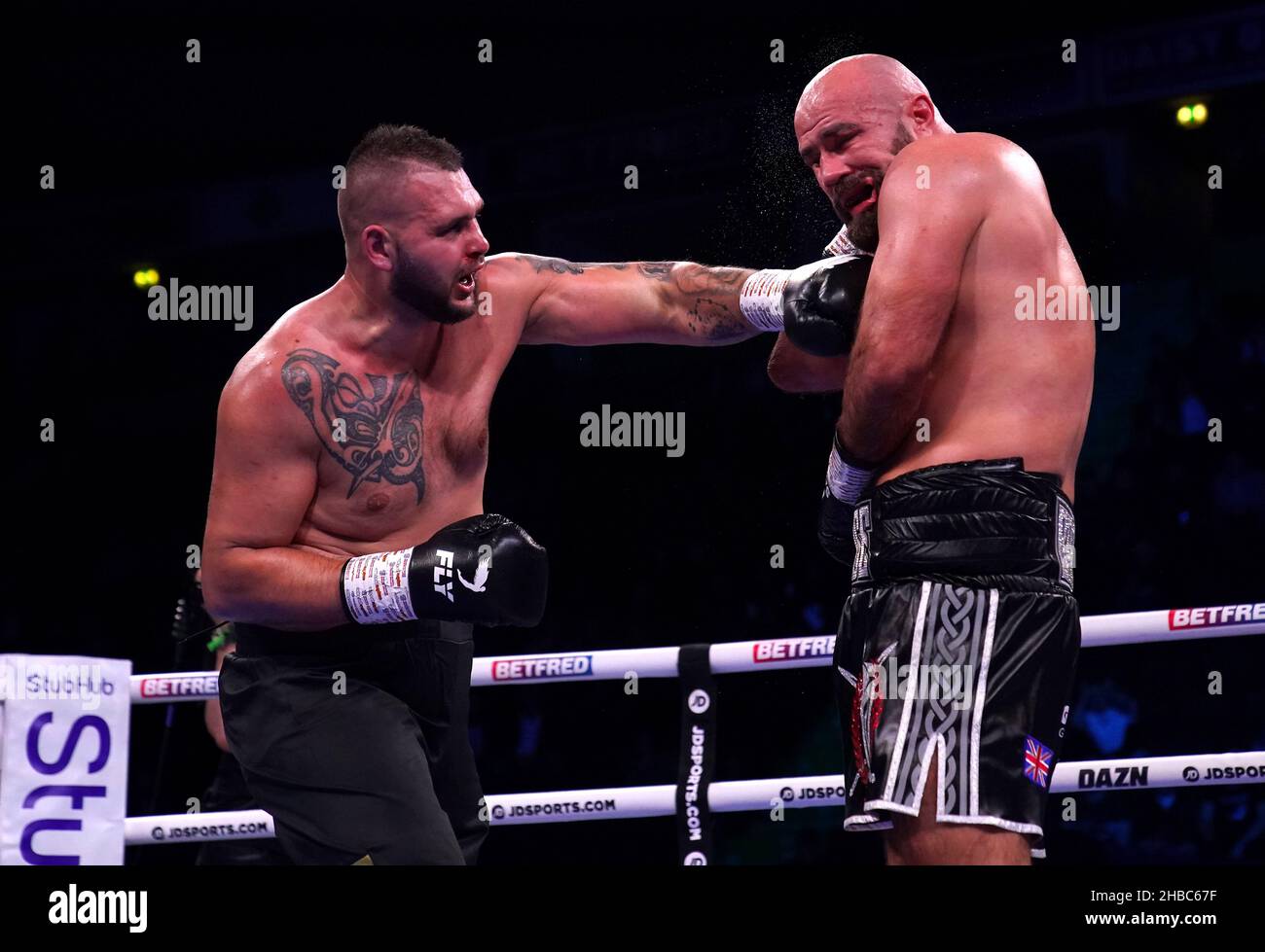Alen Babic (right) in action against David Spilmont in the ...