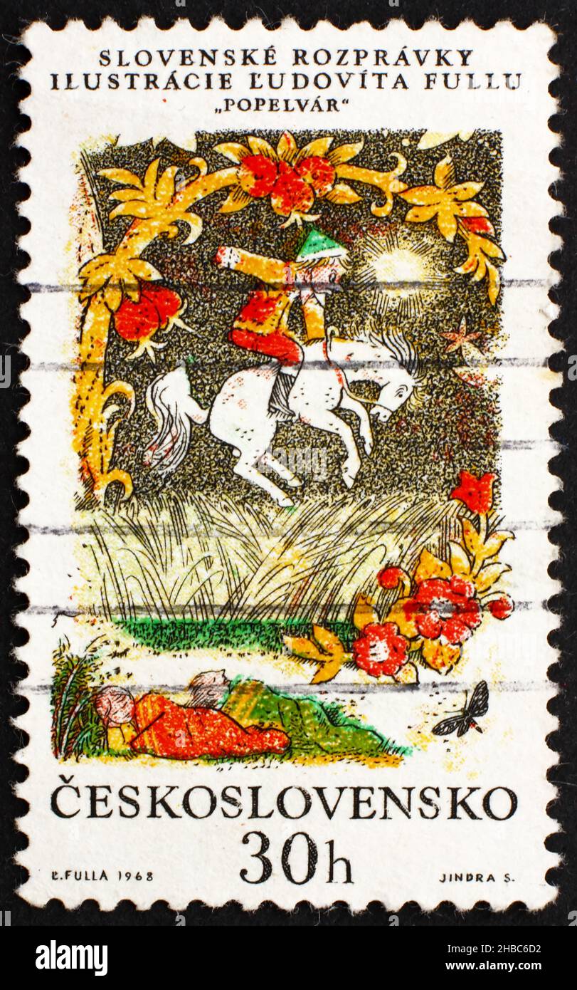 CZECHOSLOVAKIA - CIRCA 1968: a stamp printed in the Czechoslovakia ...