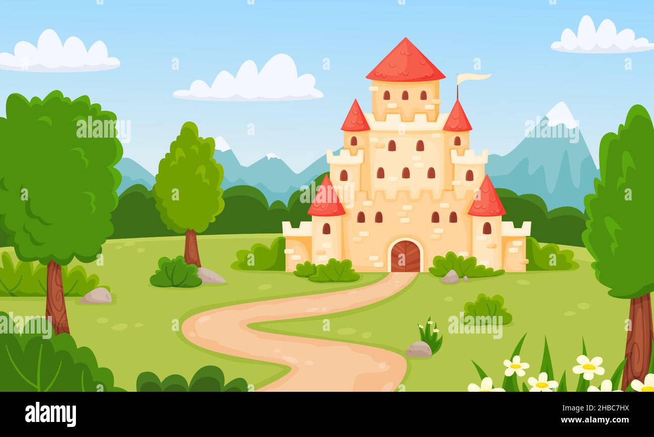 Fortress and forest Stock Vector Images - Alamy