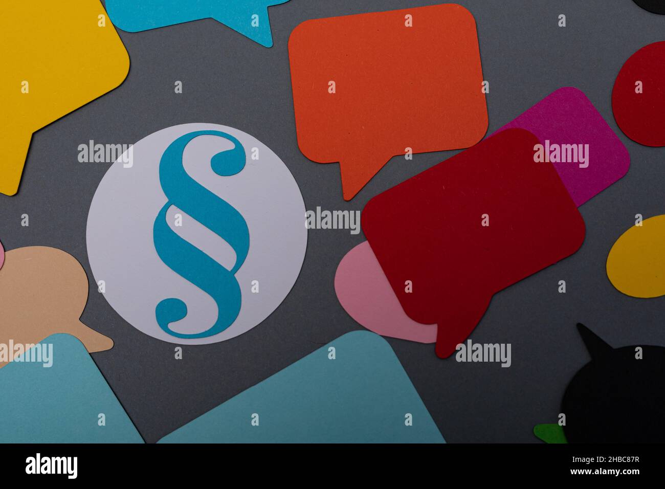 Illustration of the "law protection" symbol Stock Photo - Alamy