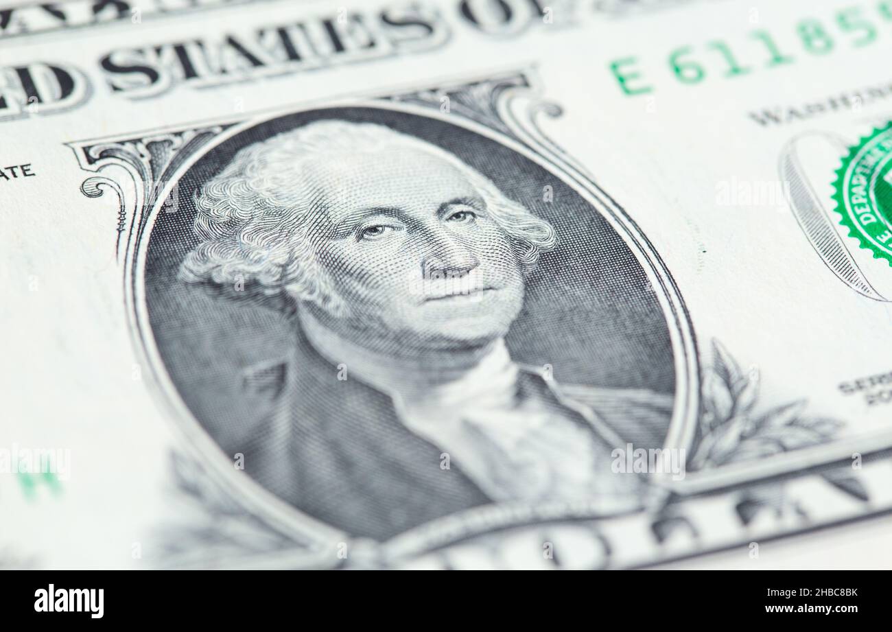 US 1 dollar banknote collection Stock Photo - Alamy