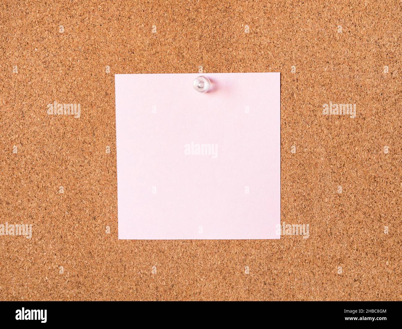 Board with sheet of paper pinned hi-res stock photography and images ...
