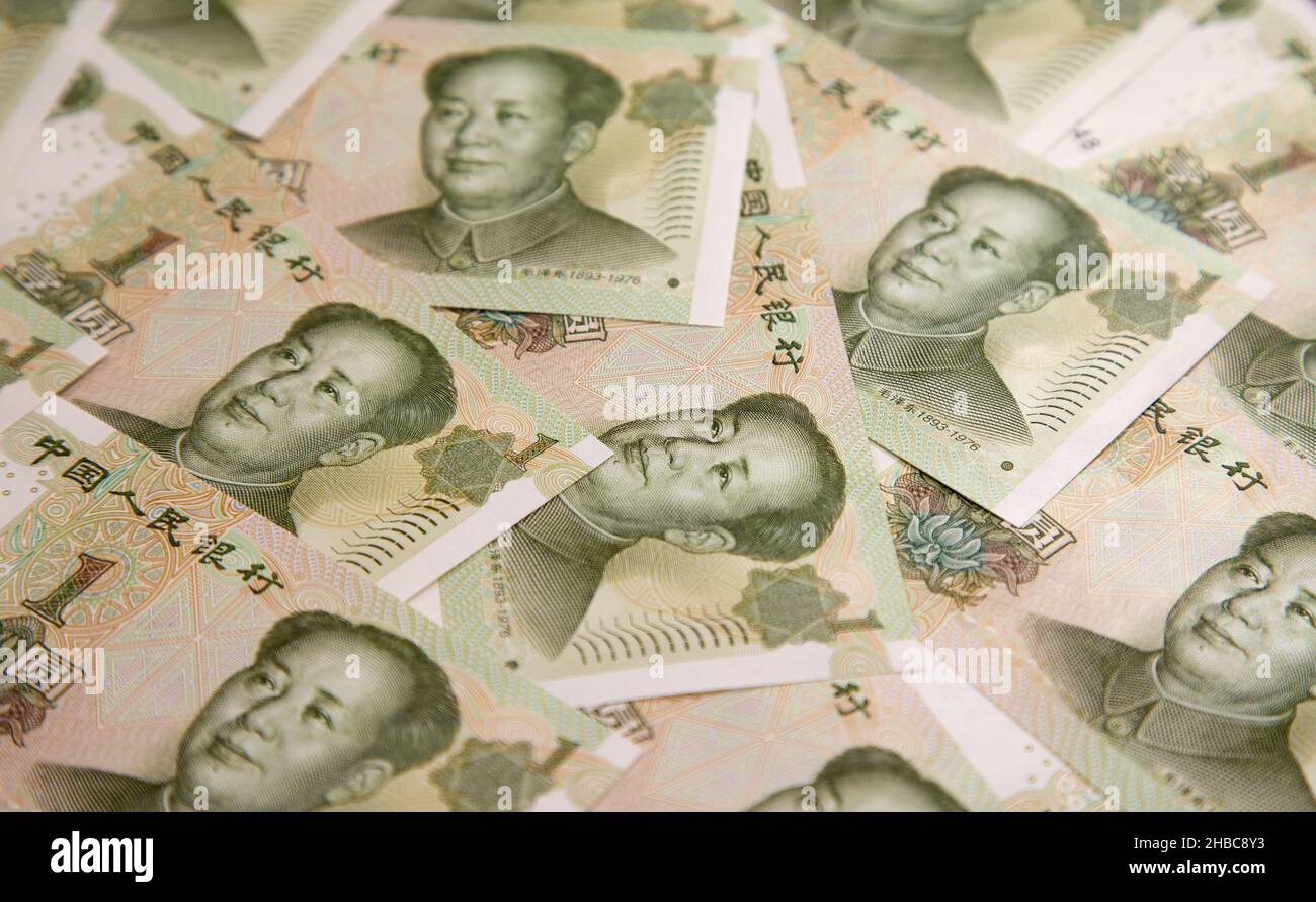 Collection of the chinese banknotes Stock Photo - Alamy