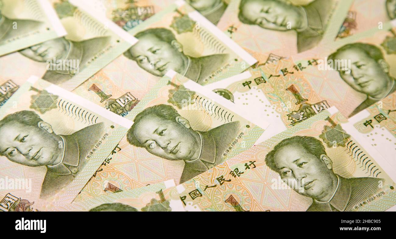 Collection of the chinese banknotes Stock Photo - Alamy