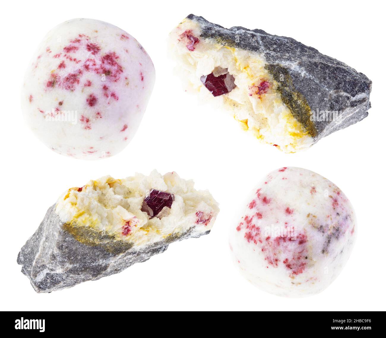 Cinnabar rock mineral crystal hi-res stock photography and images - Alamy
