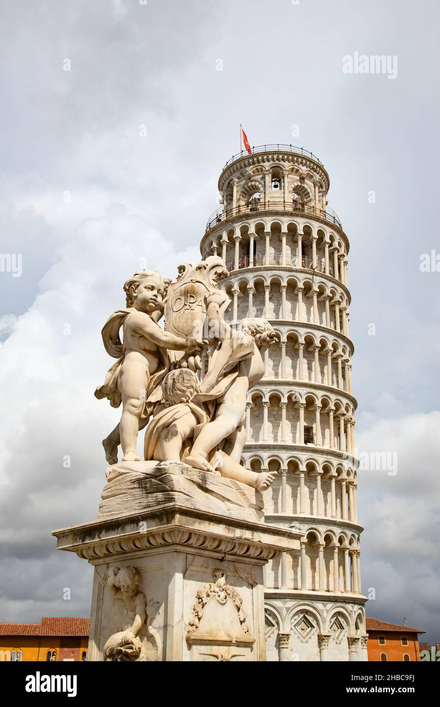 Leaning tower of Pisa, Italy Stock Photo - Alamy