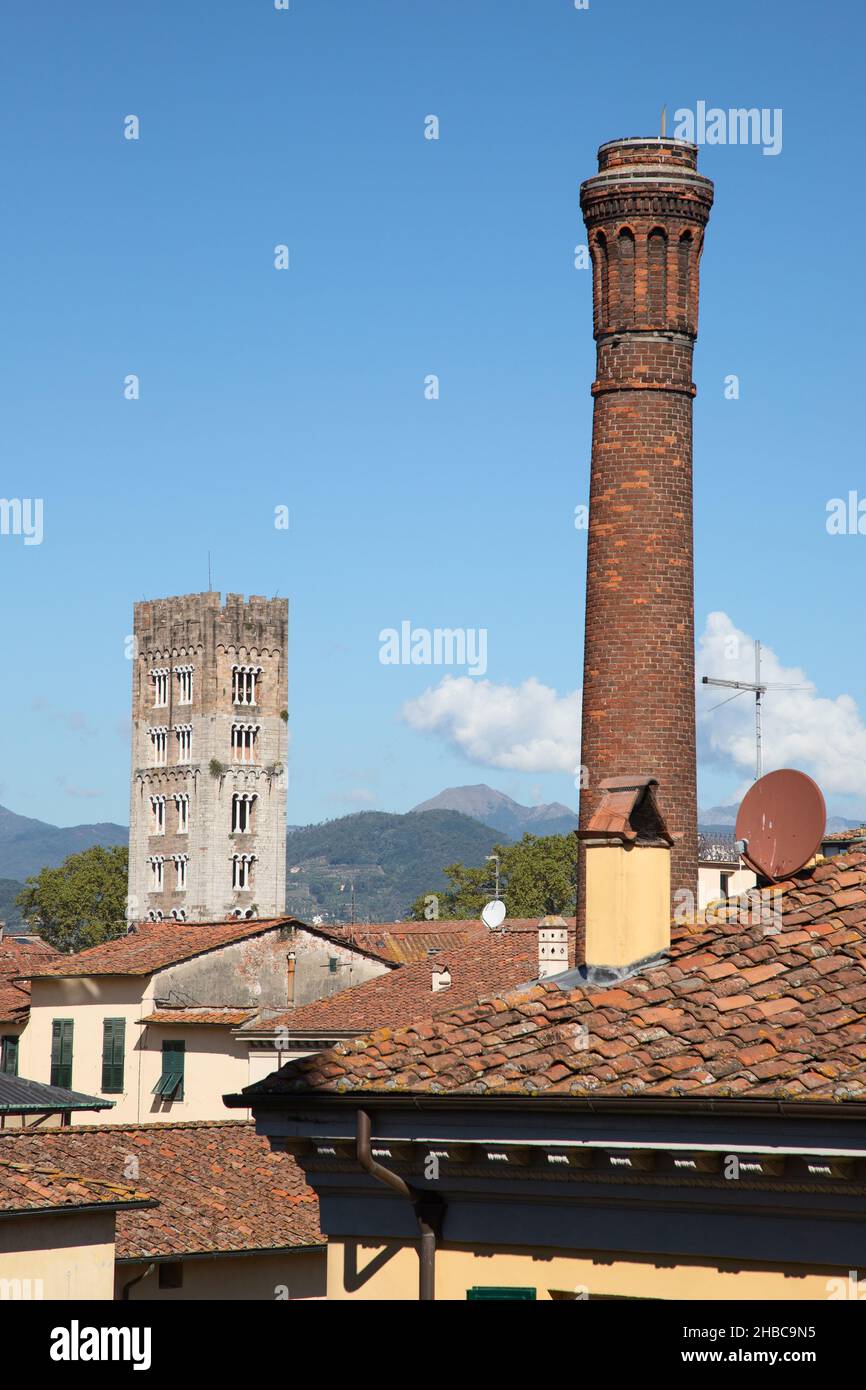 Historical medieval city Lucca in Tuscany, Italy Stock Photo - Alamy