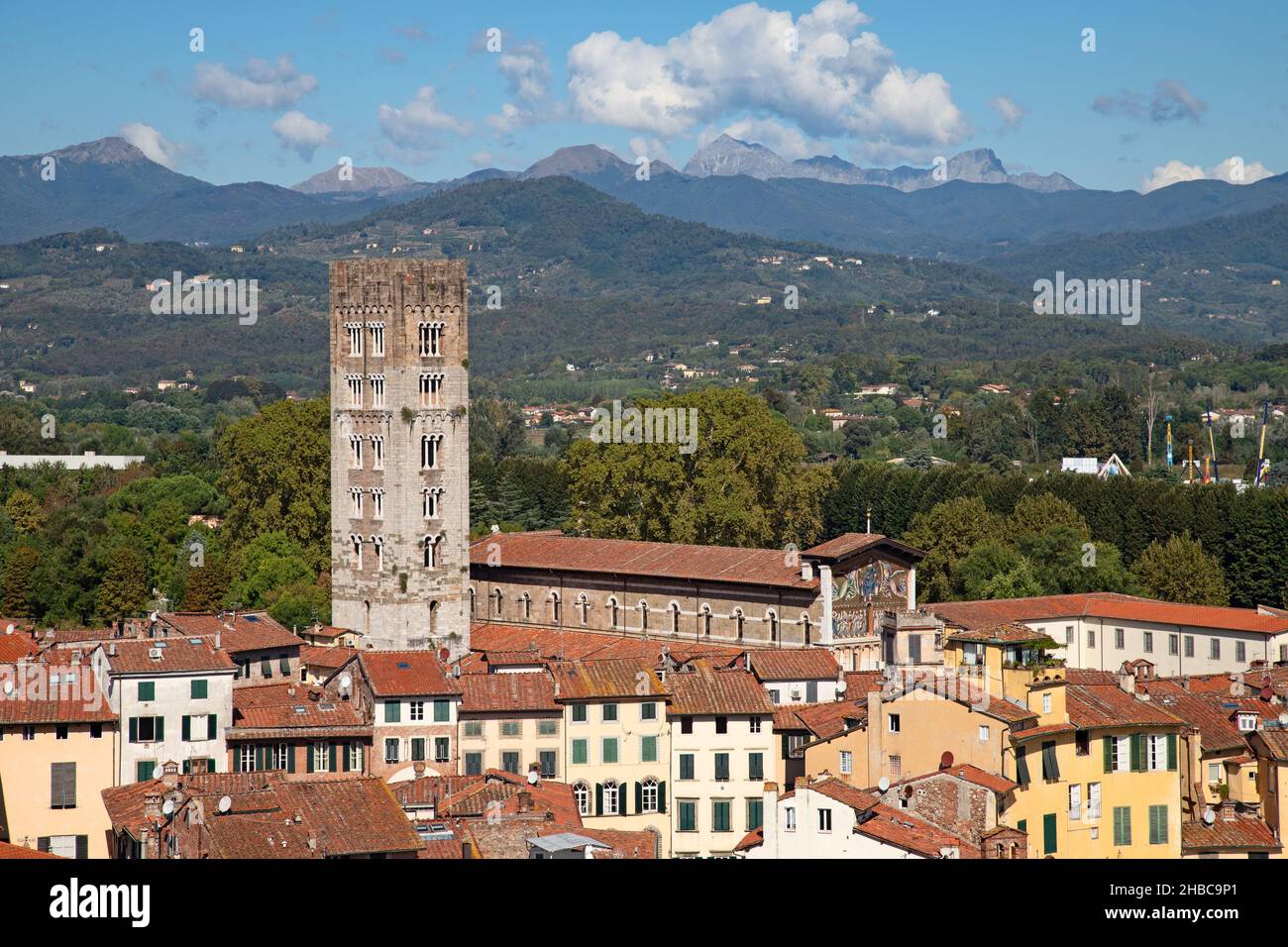 Historical medieval city Lucca in Tuscany, Italy Stock Photo - Alamy