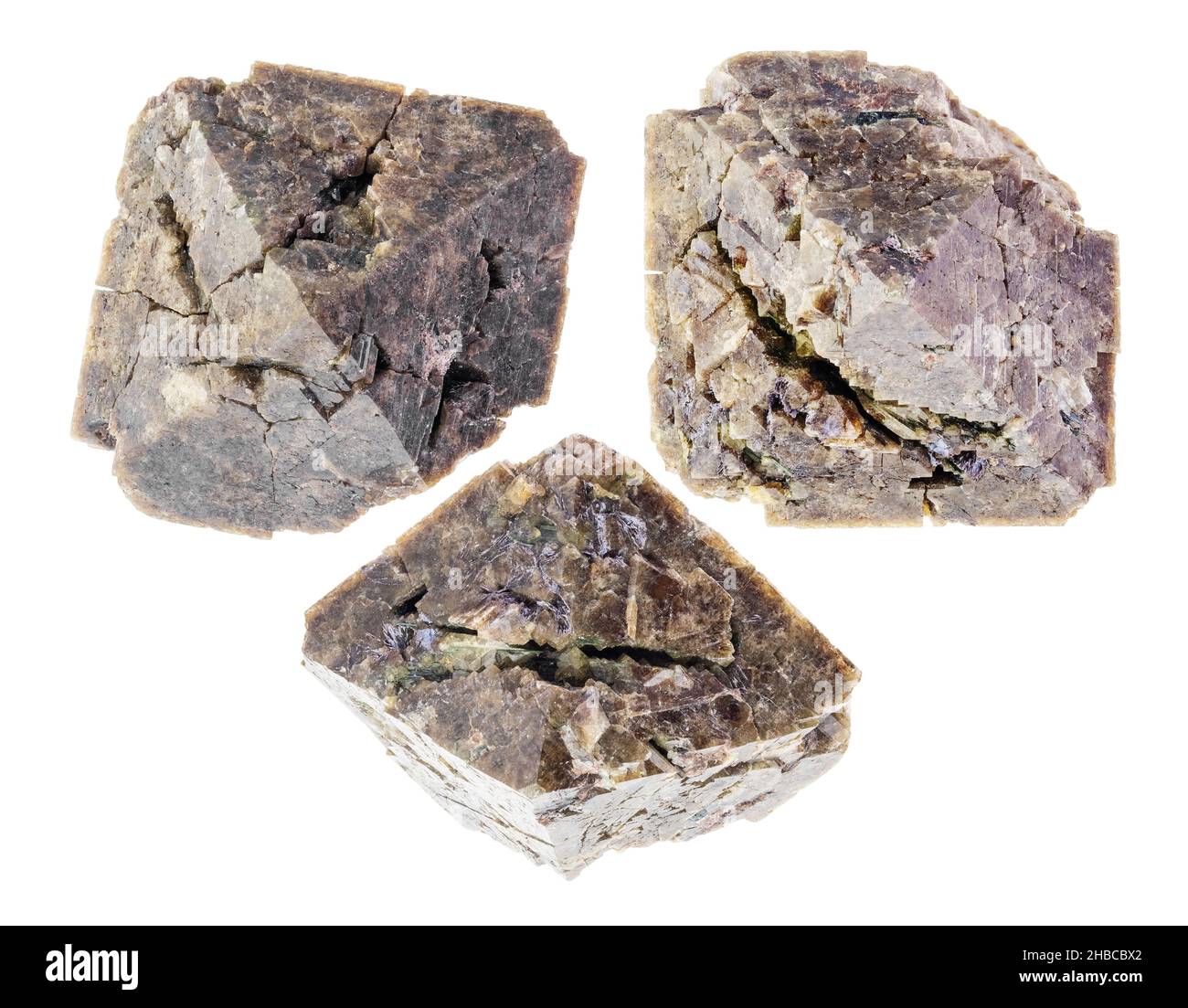 set of zircon stones cutout on white background Stock Photo - Alamy