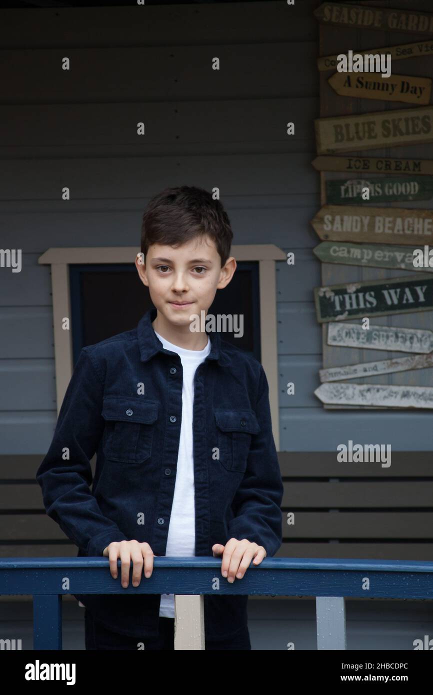 A portrait of a French Irish boy Stock Photo - Alamy