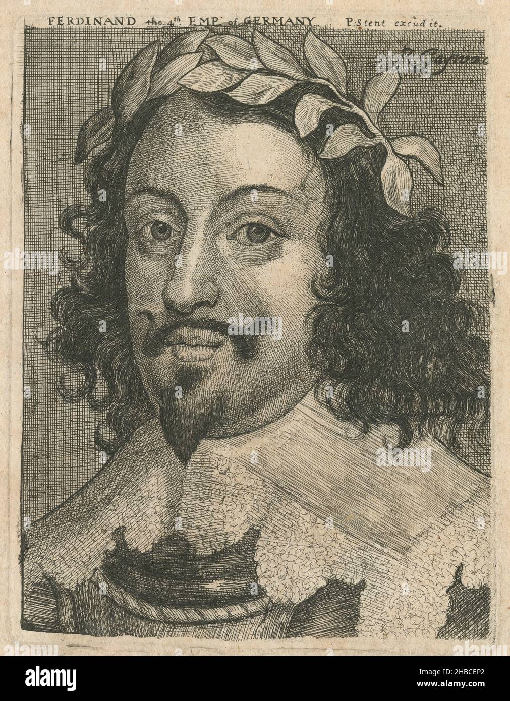 Antique 18th century etching, Ferdinand III. Ferdinand III (1608-1657 ...