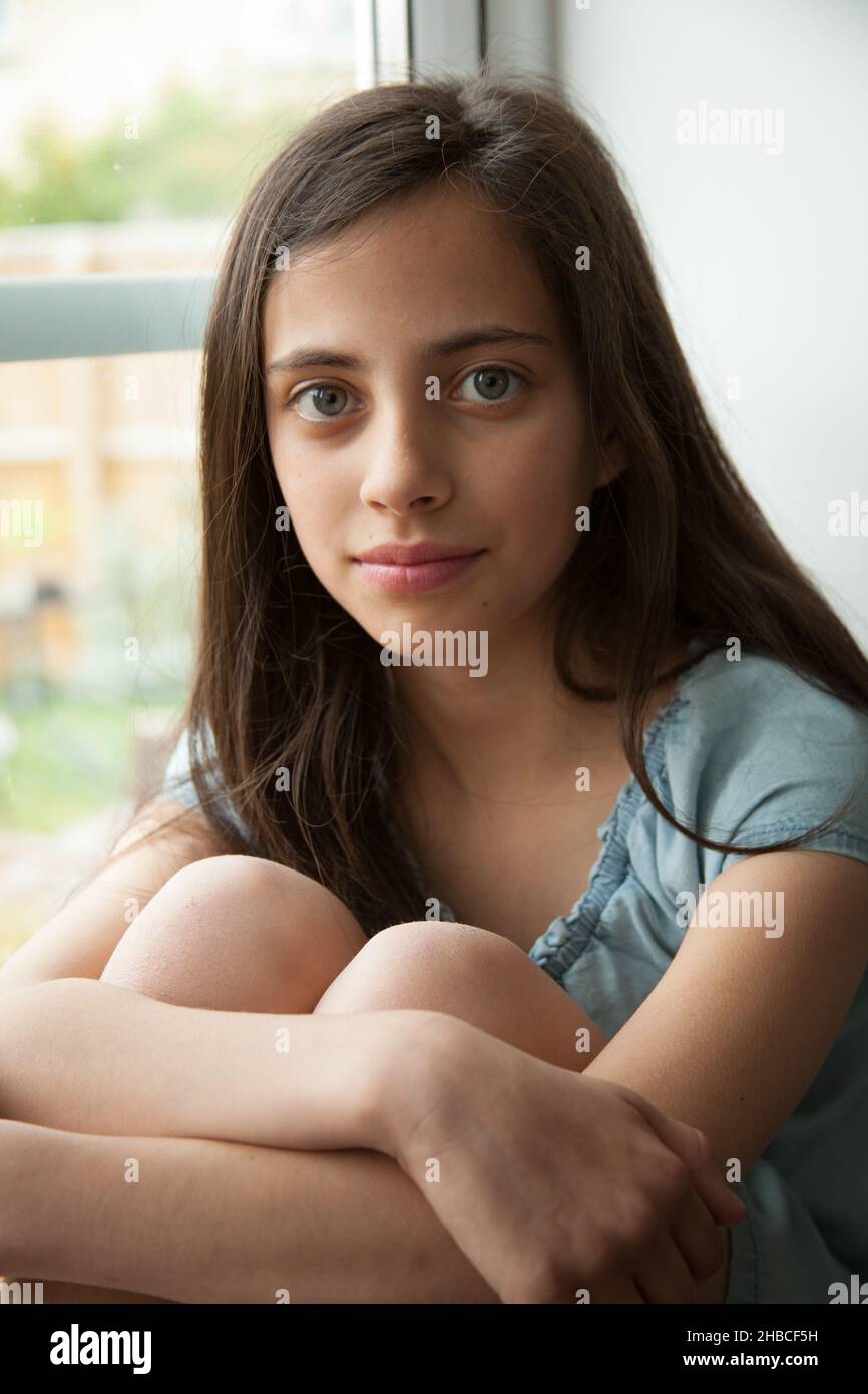 Happy ten years old girl hi-res stock photography and images - Alamy