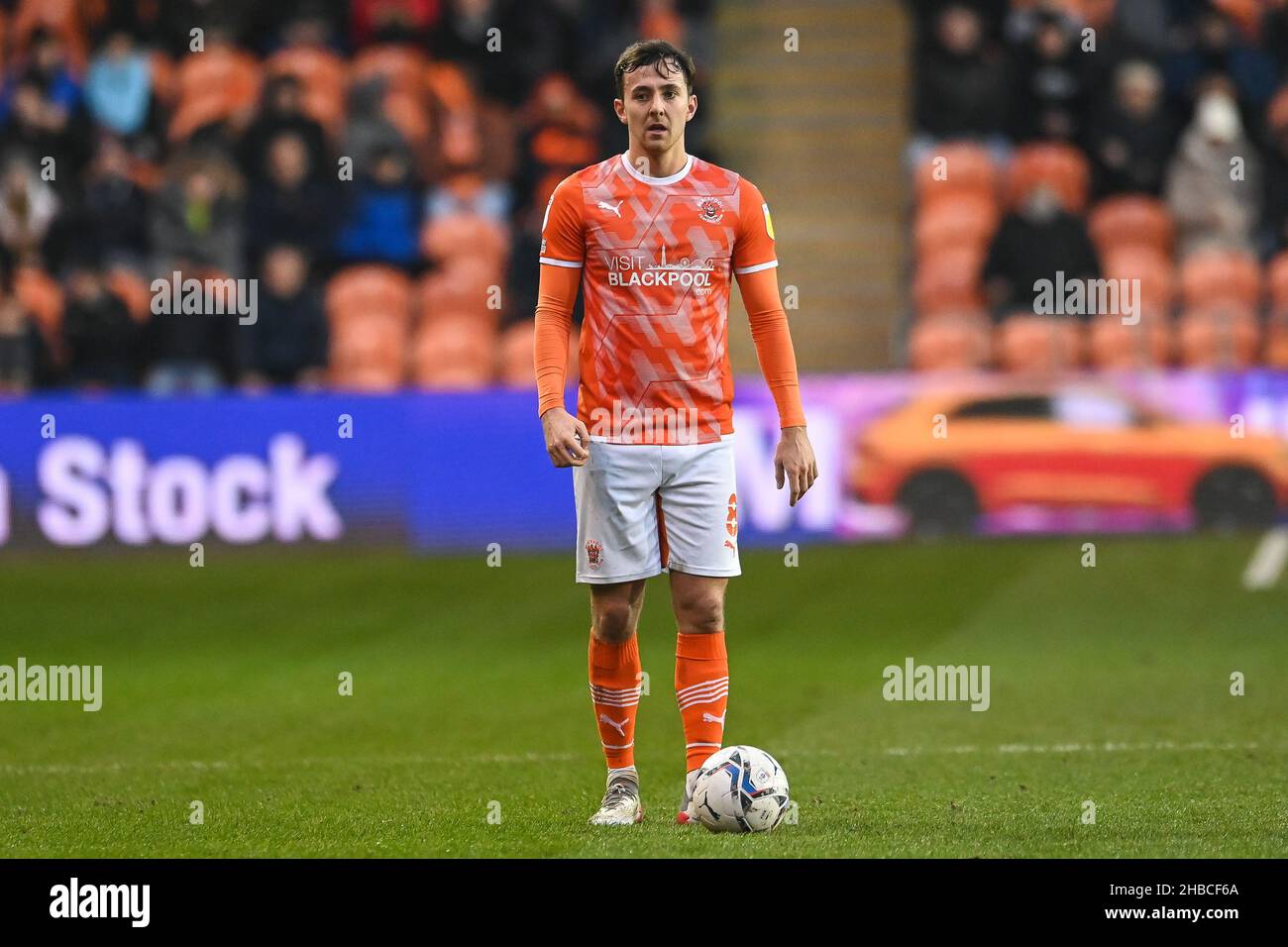 Ryan Wintle #8 of Blackpool during the game Stock Photo - Alamy