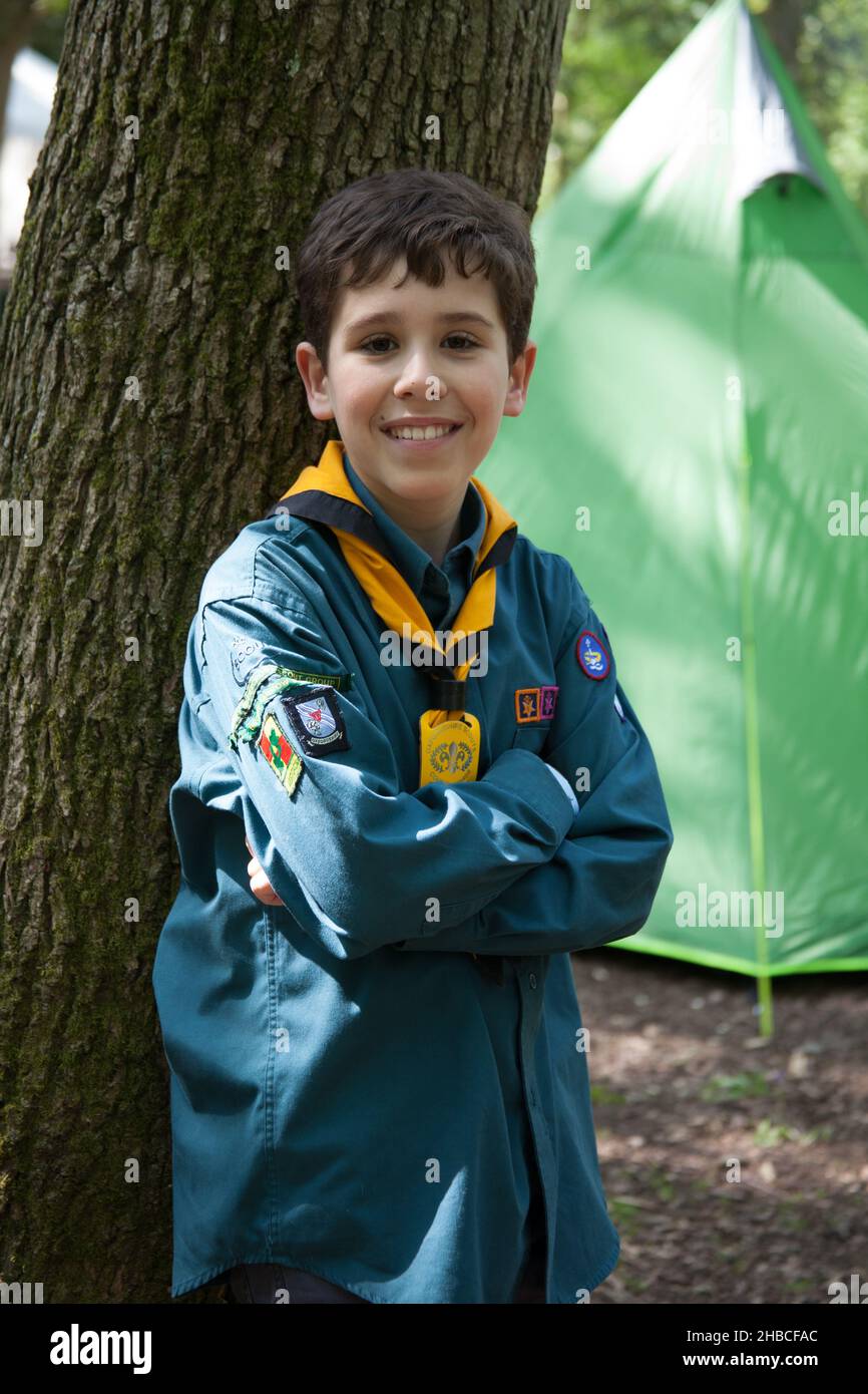 Scout scouting tent hi-res stock photography and images - Alamy
