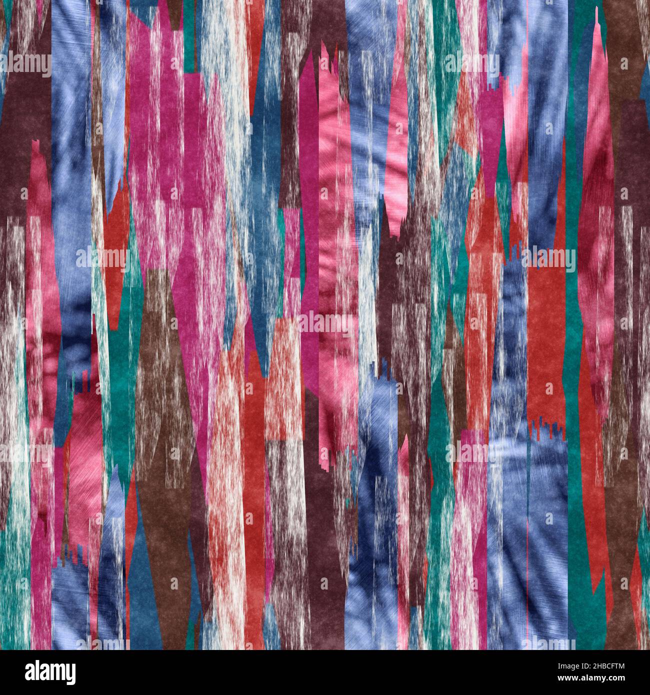 Seamless paper strip collage surface pattern design for print. High ...