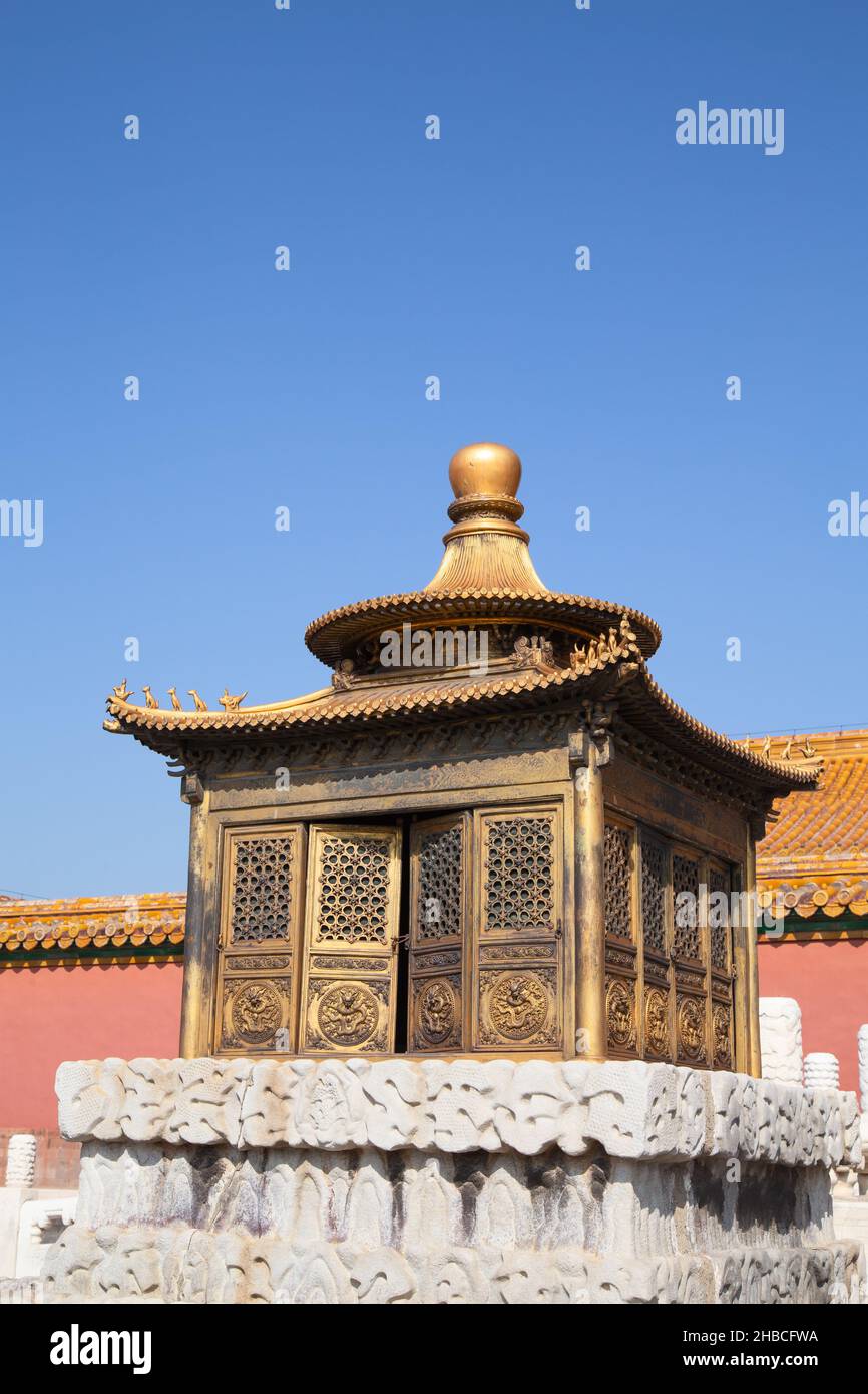 BEIJING, CHINA - OCTOBER 14, 2017: The Forbidden City (Palace museum ...